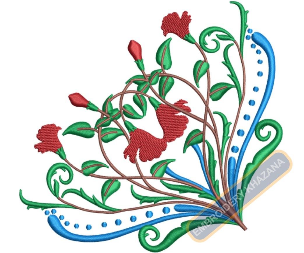 Embroidery Design Flower | Instant Download